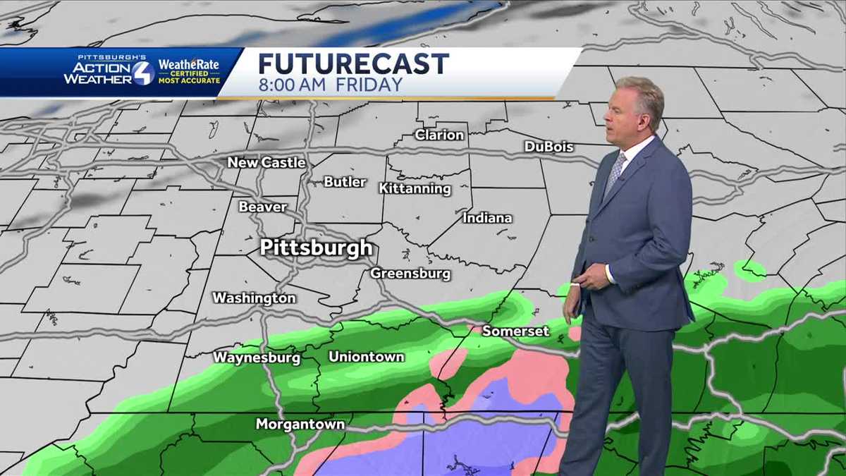 Pittsburgh weather: Sunshine and seasonal temperatures