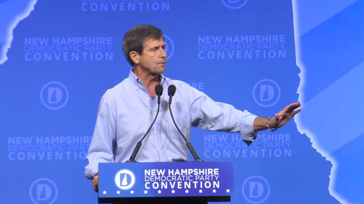 Adm. Joe Sestak speaks at the NH Democratic Party Convention