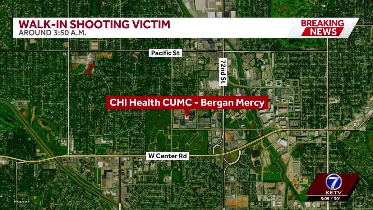 Person walks into Bergan Mercy with gunshot wounds