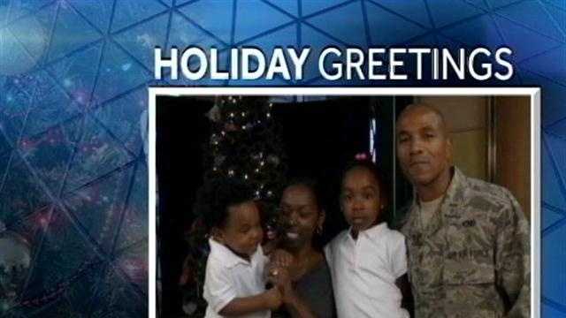 Holiday Greeting: U.S. Air Force 2nd Lt. Willie Larkins