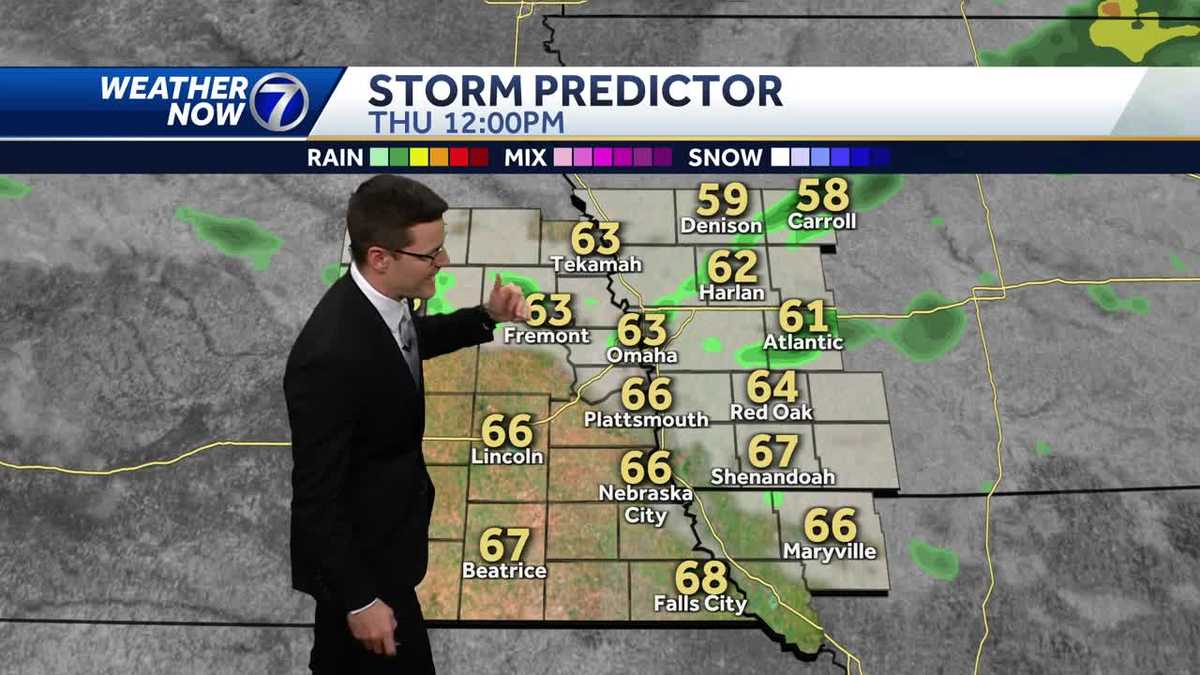Omaha morning weather forecast for Thursday, May 9