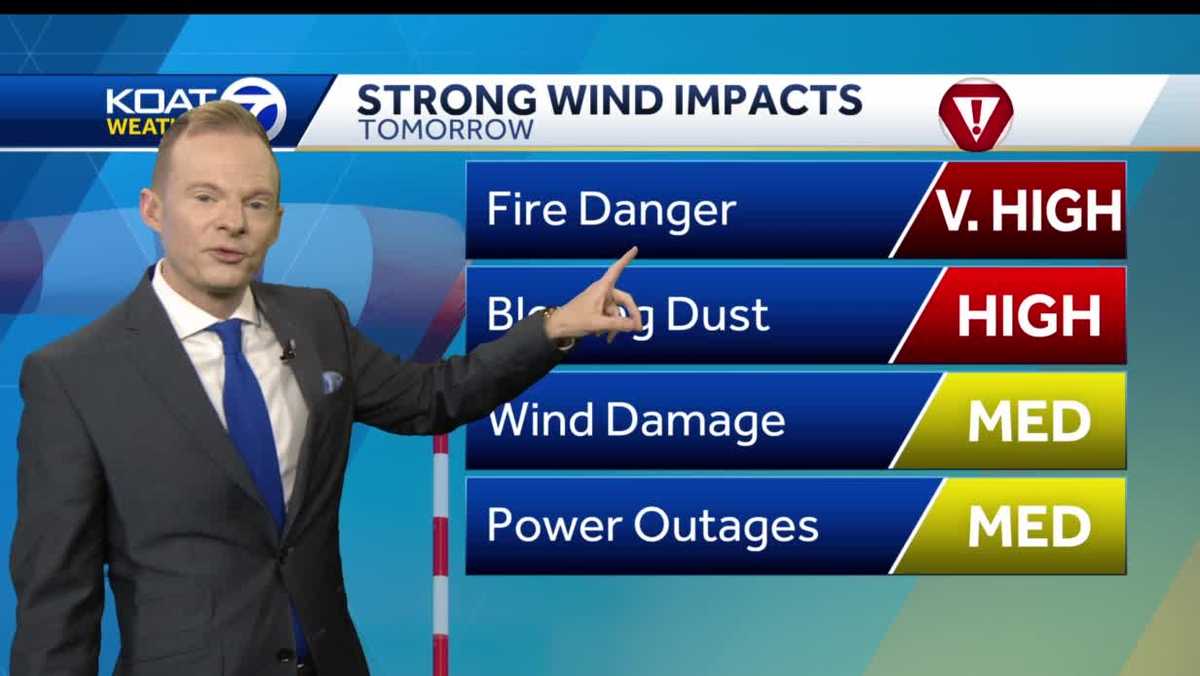 Dangerous winds possible as fire danger remains