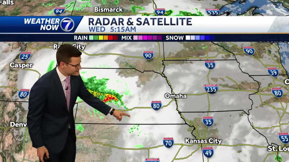 Omaha morning weather forecast for Wednesday, May 10