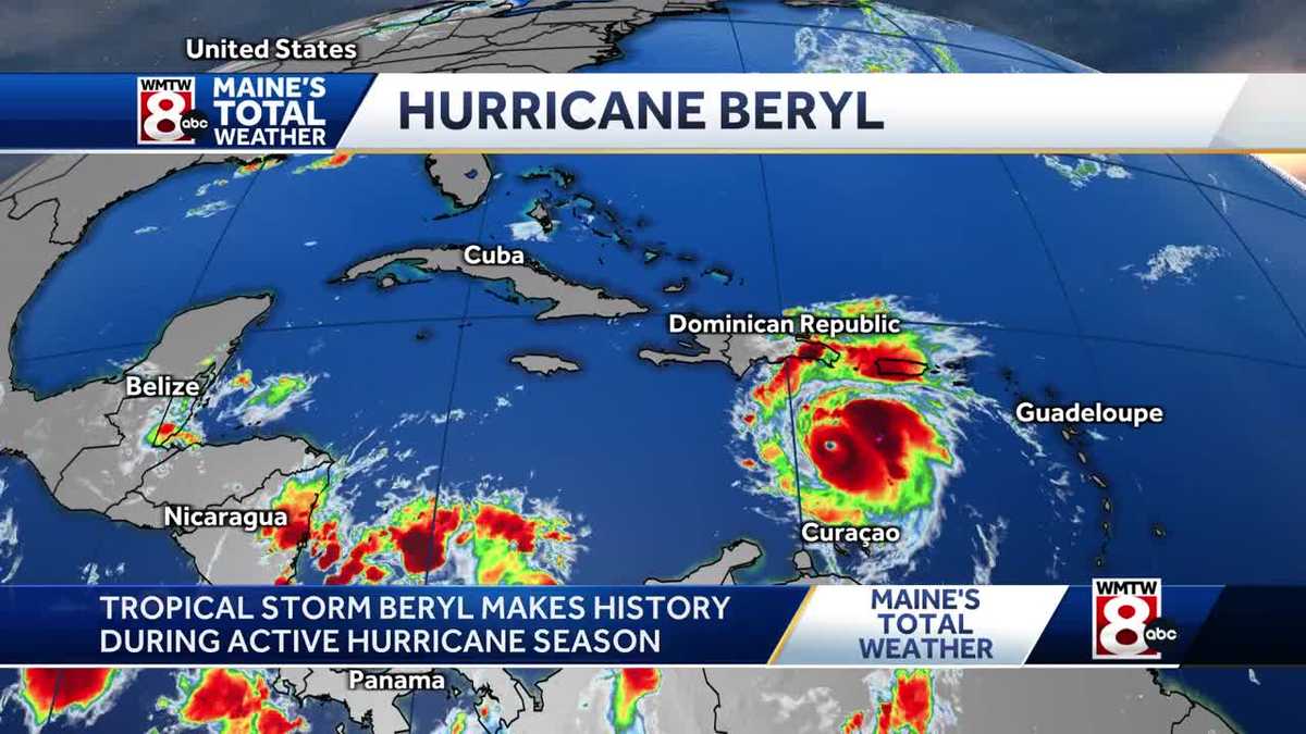 Remnants of Beryl to impact Maine later this week