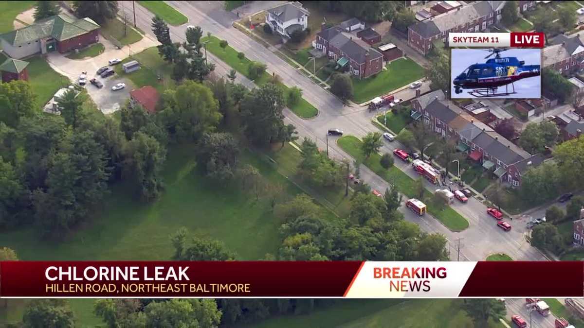 City fire crews respond to chlorine leak in NE Baltimore