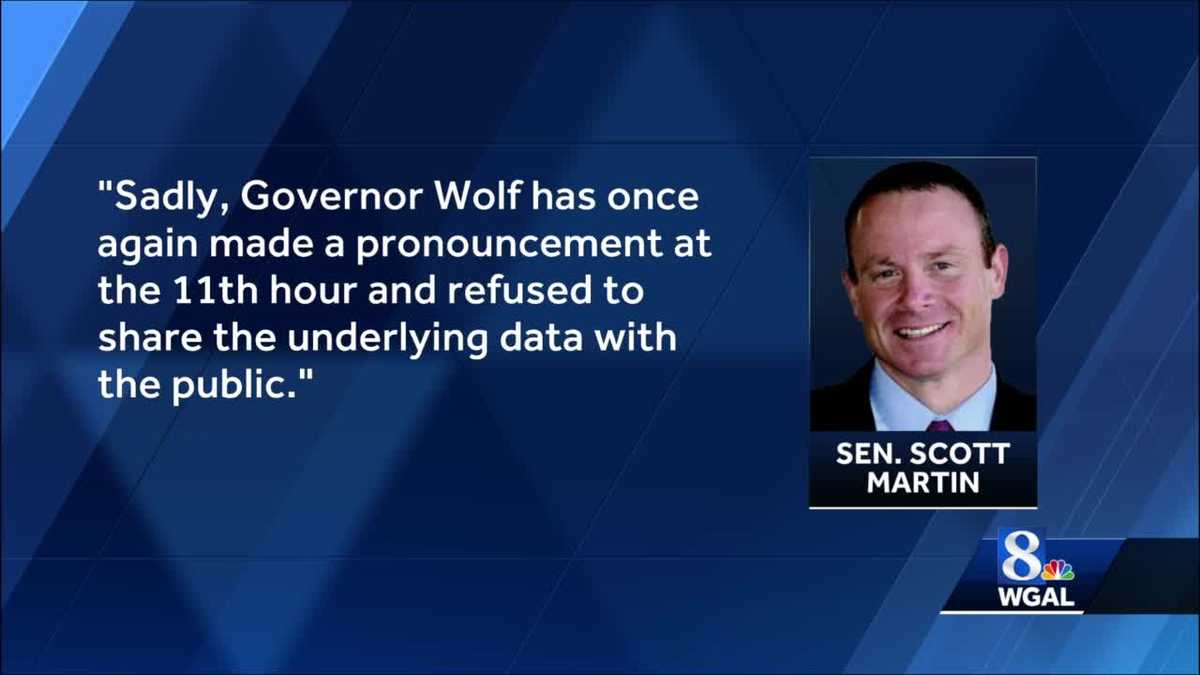 Pa. state senator criticizes governor's recommendation on school sports