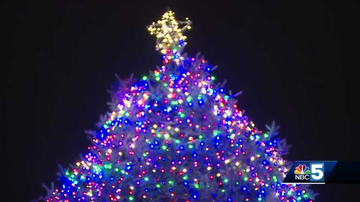 Christmas tree lights up Church Street