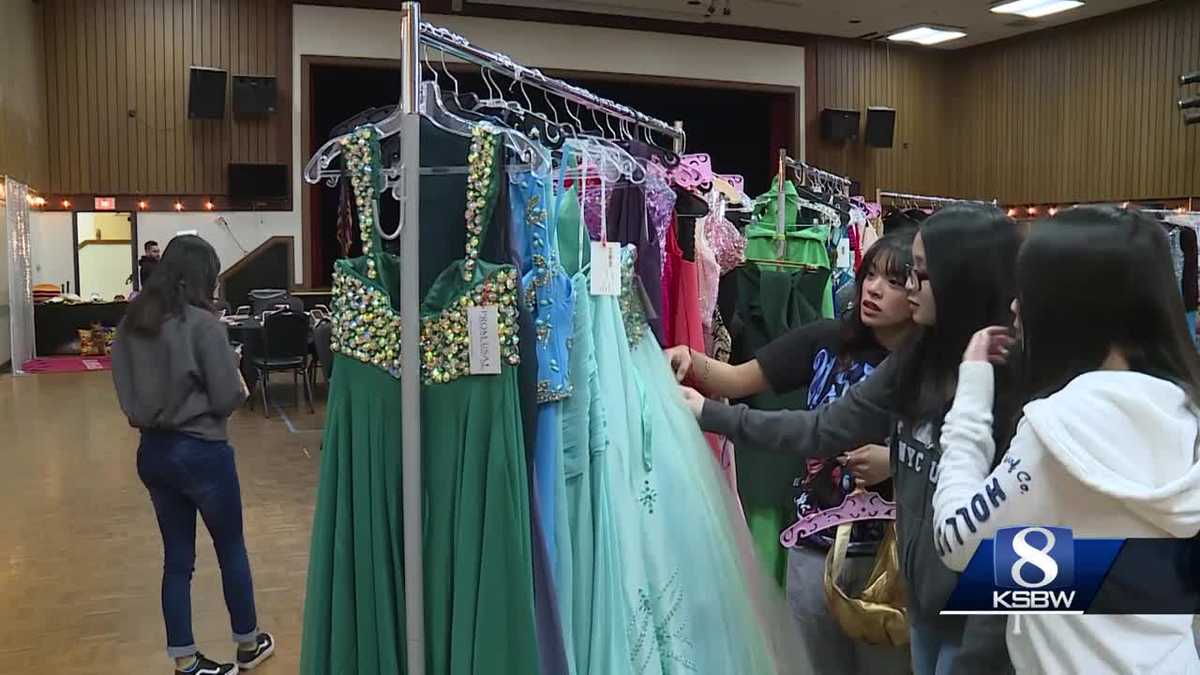 California school district host upcycled prom closet event