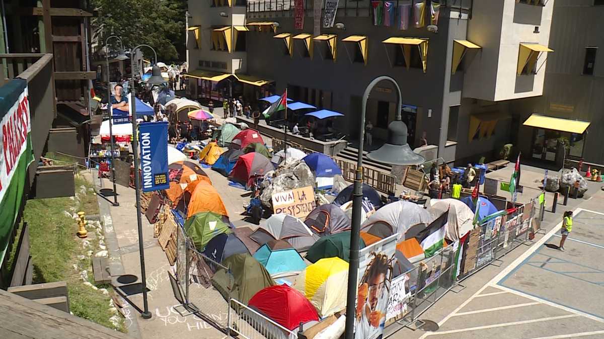 As protest remains peaceful, some signs at UC Santa Cruz solidarity ...