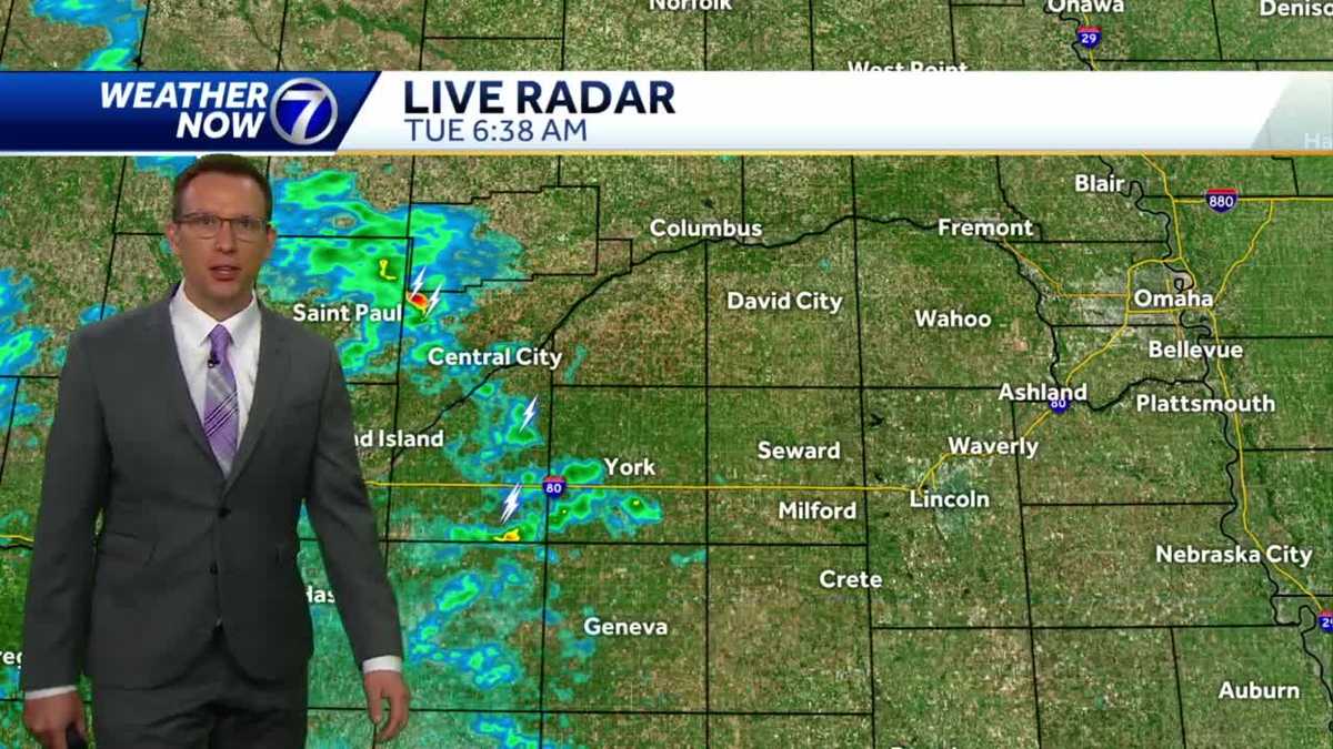 Blustery and warm with isolated rain, storm chances Tuesday