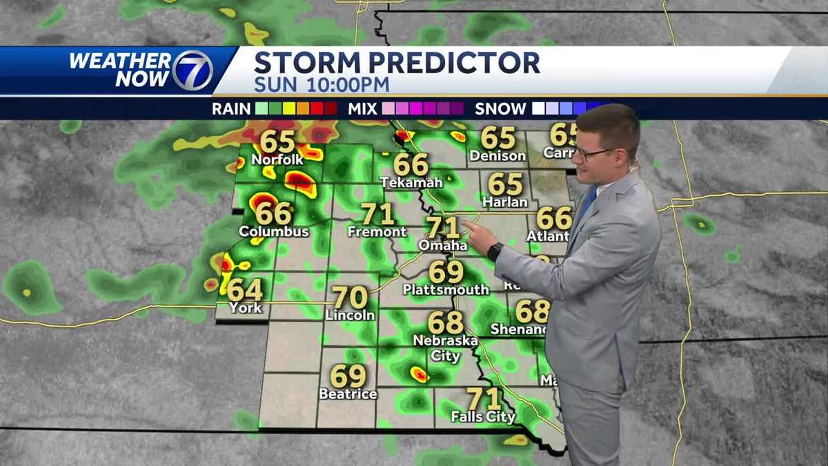 Omaha morning weather forecast for Sunday, August 11