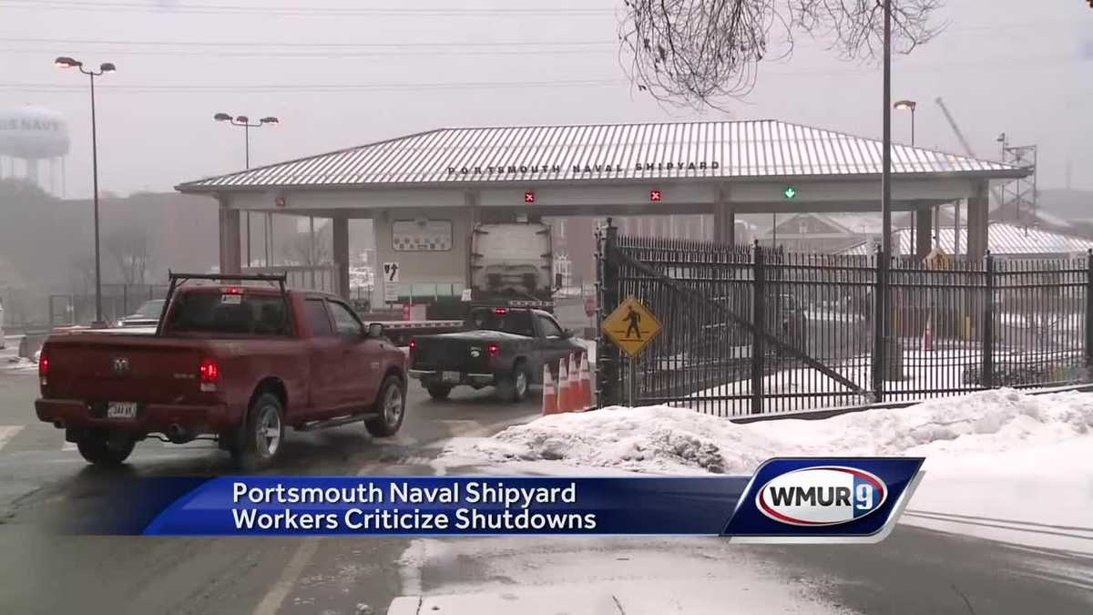 Shipyard workers told to go home during government shutdown