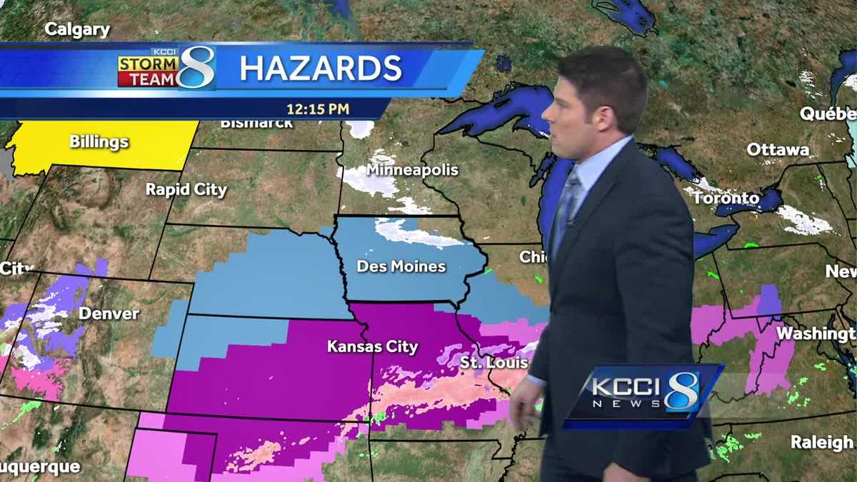 Videocast: Winter storm watch extends over Iowa