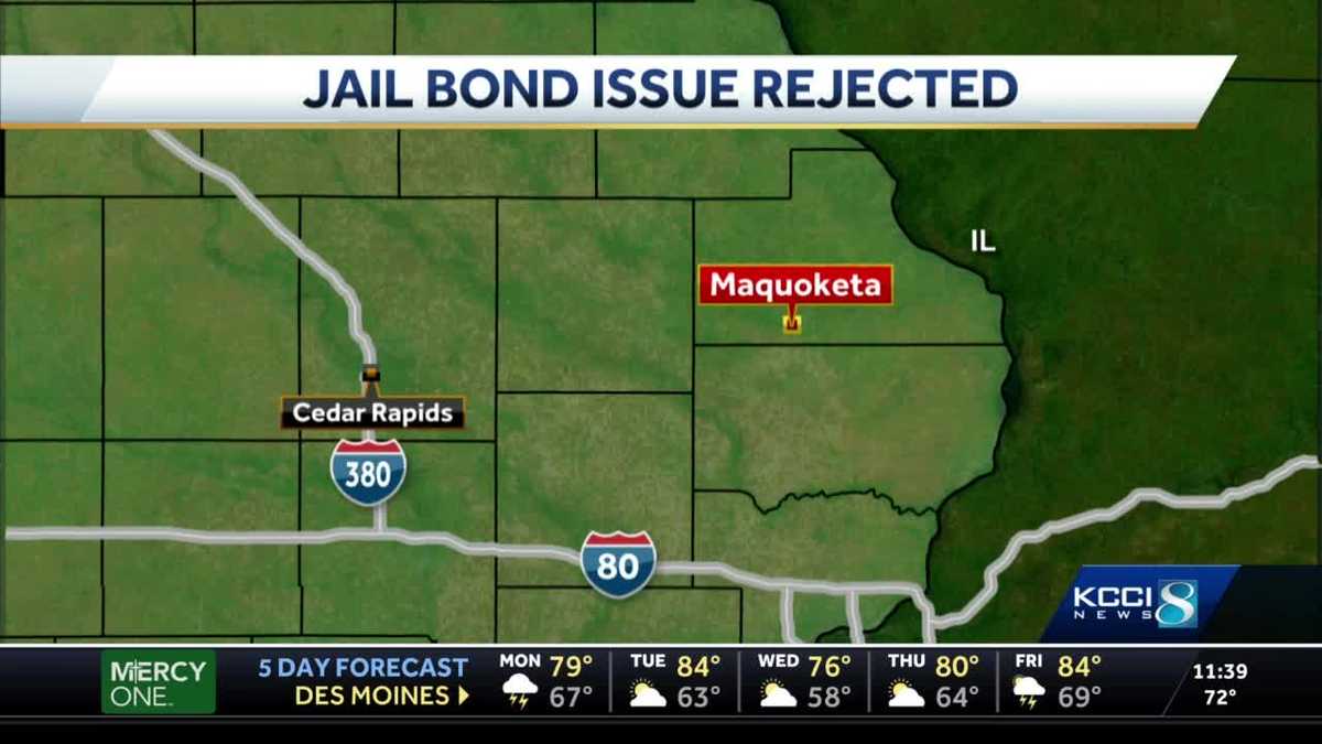 Iowa jail at risk for closure after bond issue fails twice