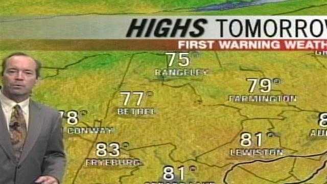 Meteorologist Roger Griswold's Monday forecast