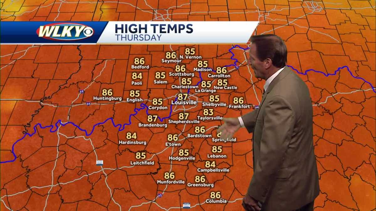 Dry warm Thursday