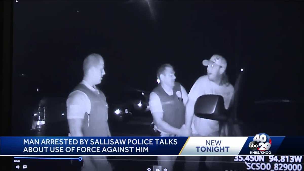 Man arrested by Sallisaw police talks about use of force against him
