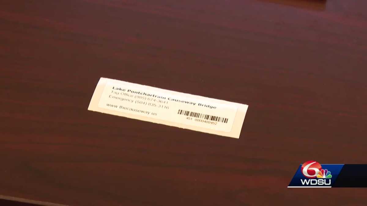 New Orleans Causeway Bridge toll tag deadline