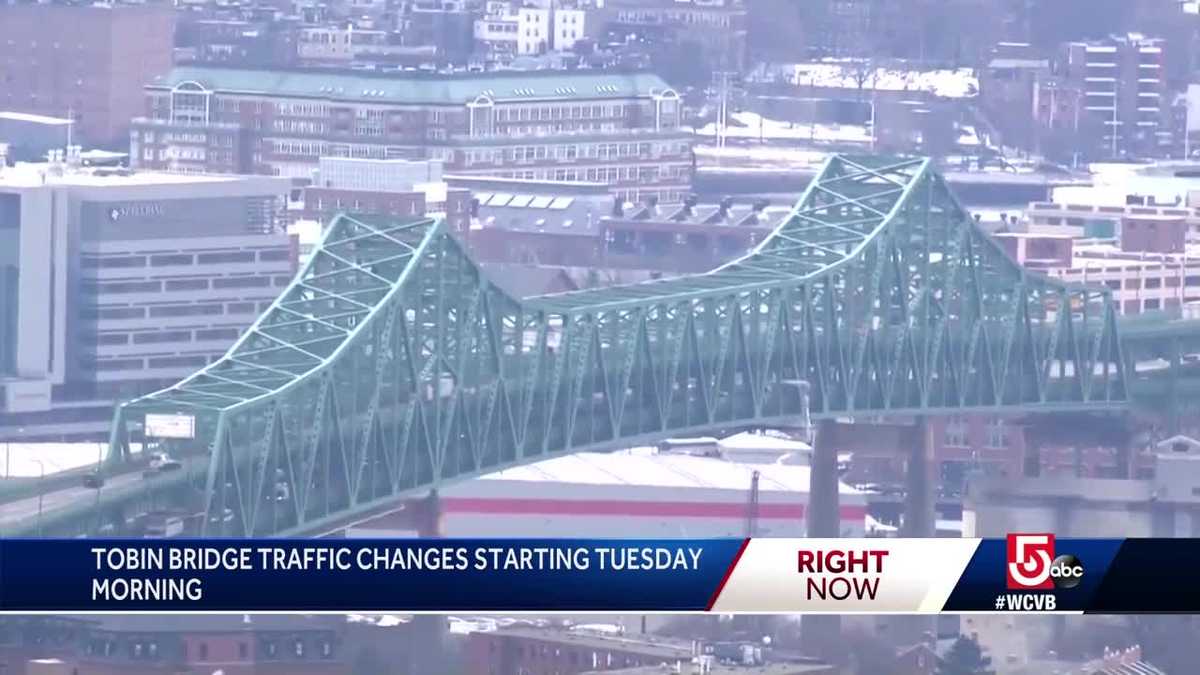 MassDOT announces more lane closures for Tobin Bridge, Route 1