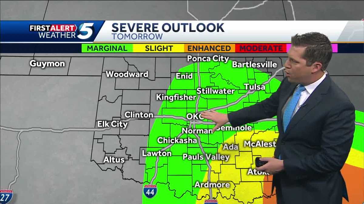 Severe storms tomorrow