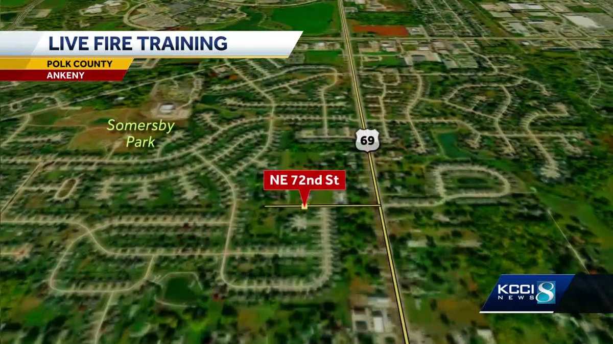 Ankeny smoke caused by live training for fire department