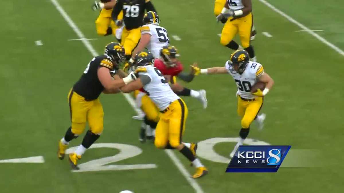 Hawkeye fans turn out for first-ever Friday night spring game