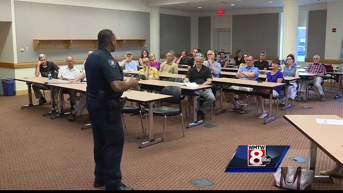Lewiston police address community members on student parties at Bates ...