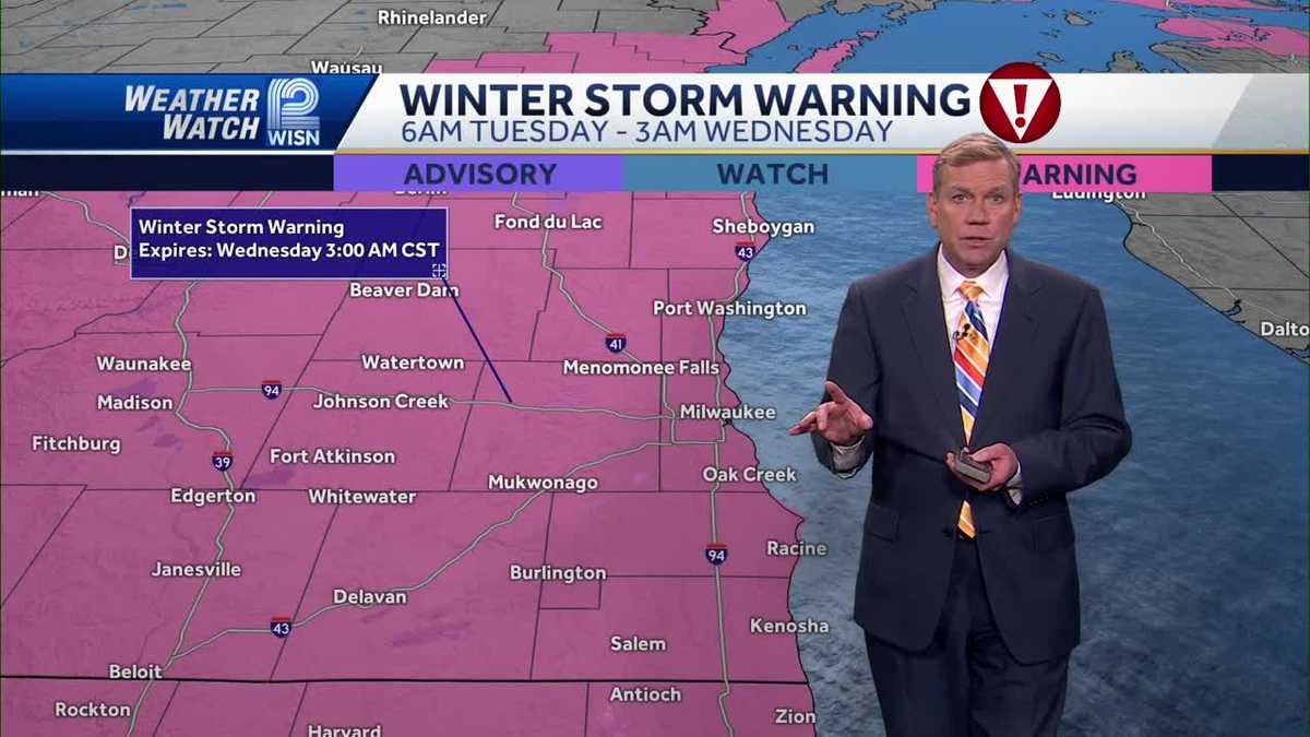 Weather: Alert Day, Winter Storm Warning