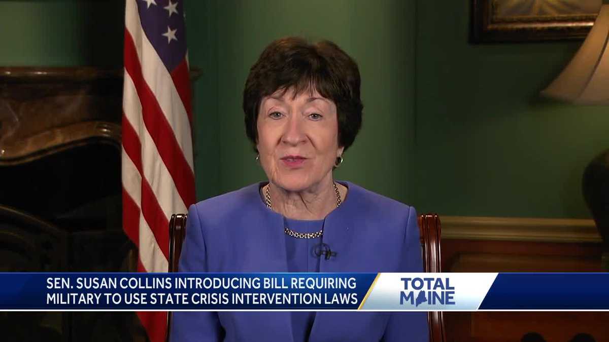 Sen. Collins introducing military crisis intervention bill