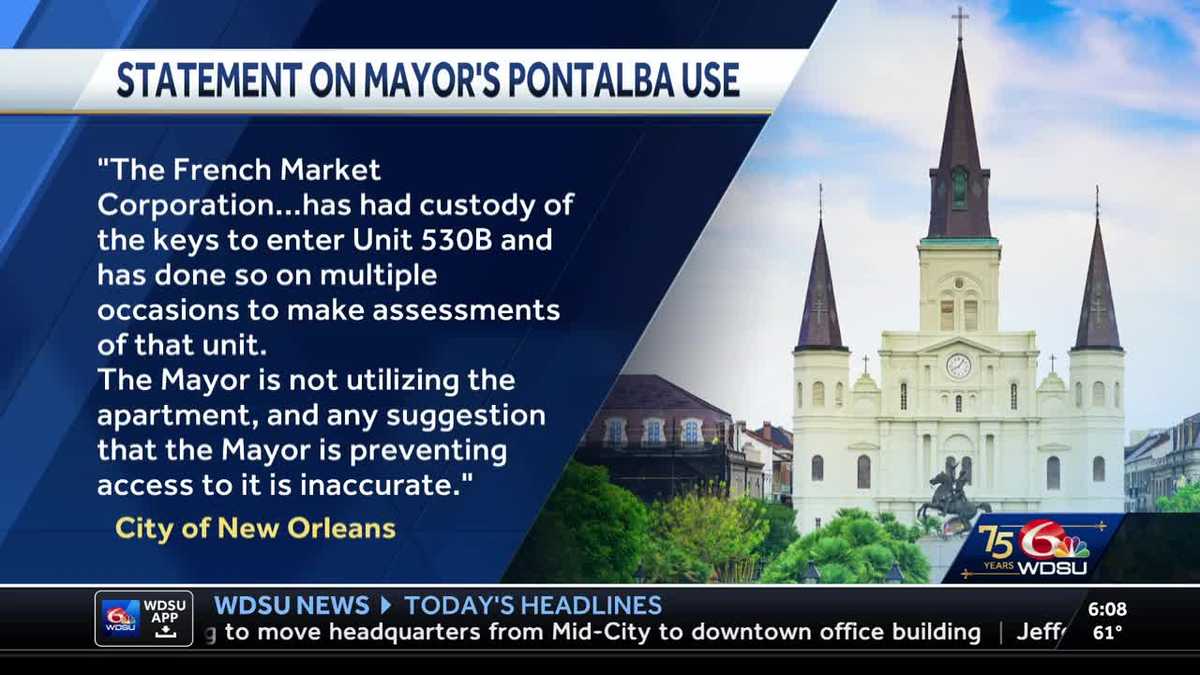 New Orleans council orders mayor to work out details on exit from Pontalba