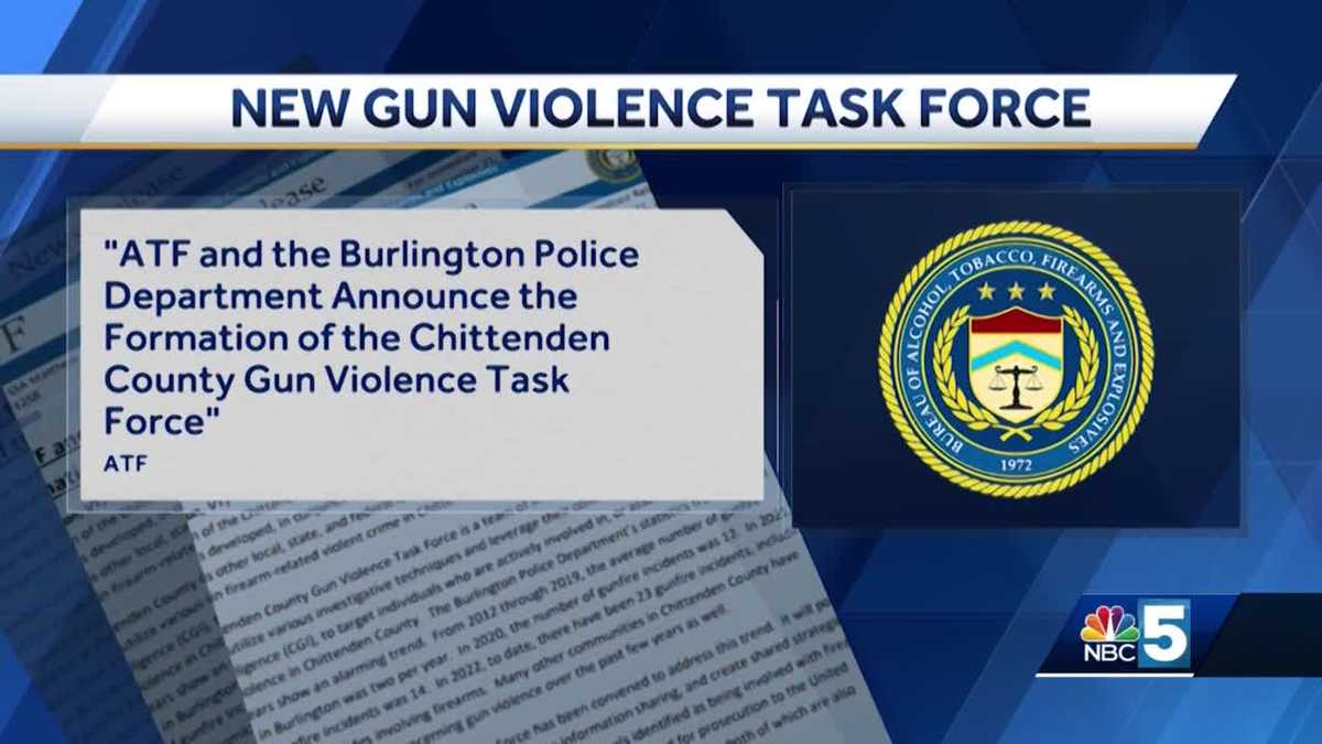 ATF announces new Chittenden County Gun Violence Task Force