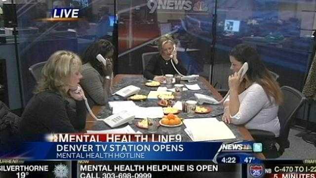 Denver TV Station opens mental health hotline