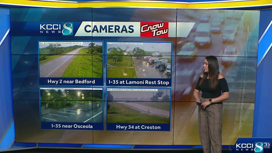 Iowa weather: Road conditions suffer with flash flood risks