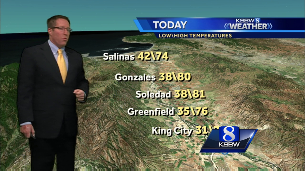 Monday PM KSBW Weather Forecast 12.11.17