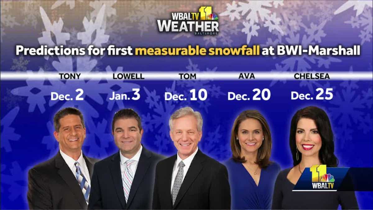 When will we see snow at BWI-Marshall? | Weather Talk