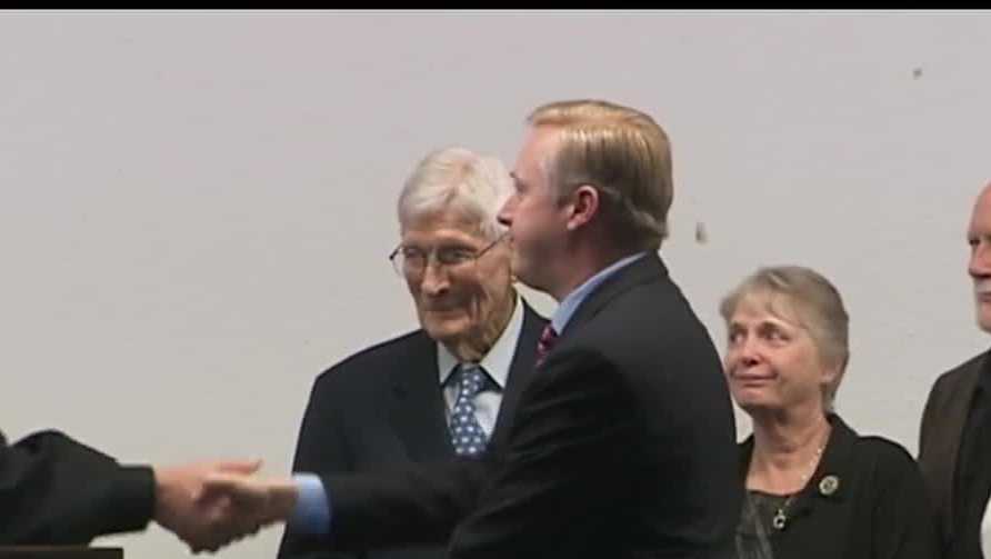 Oklahoma County Commissioner Brian Maughan sworn into office