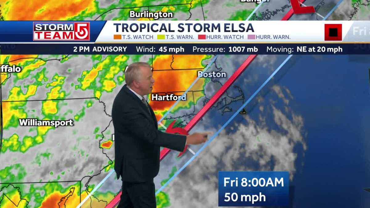 Video: Here's when Elsa will have greatest impact on Massachusetts