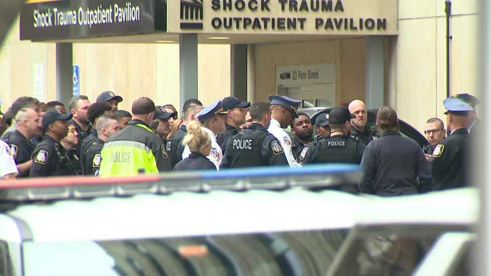 Police officer shot last week released from Shock Trauma