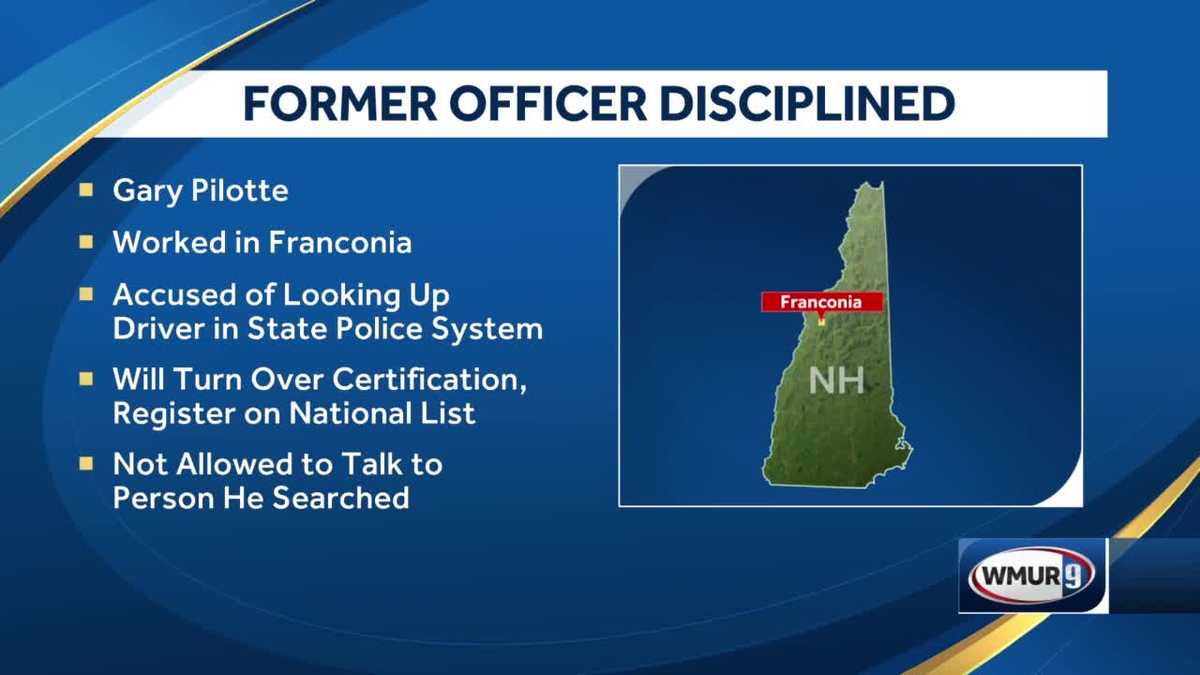 Former NH police officer agrees not to serve after investigation