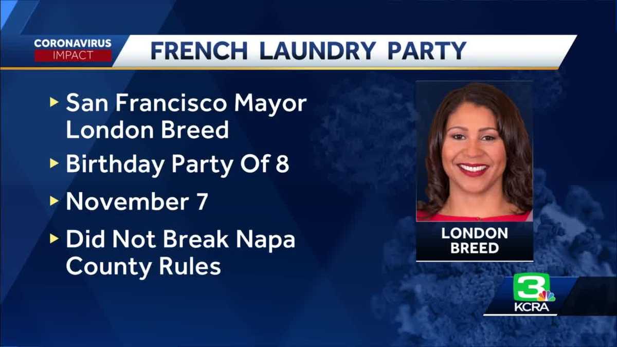 San Francisco mayor attended French Laundry party day after Gov. Newsom