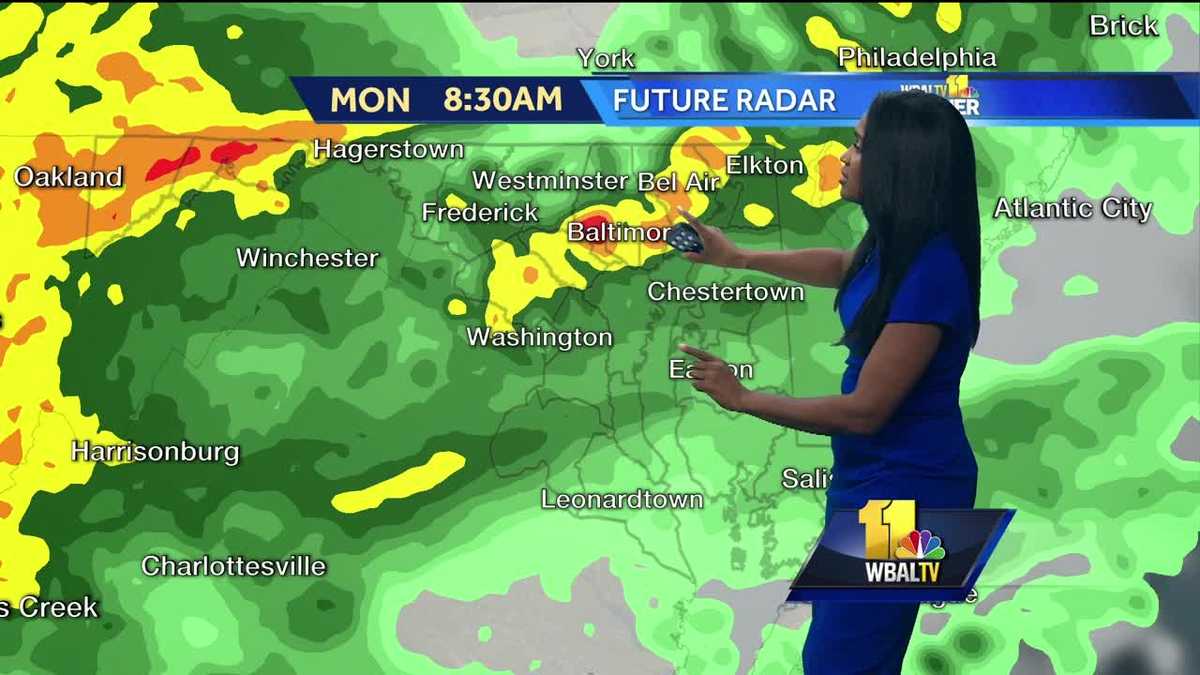 Flash flood watch issued, heavy rain expected Monday