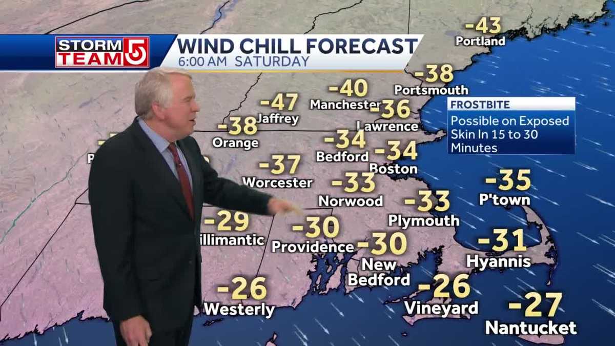 Video: Record-setting cold, extreme wind chills moving in