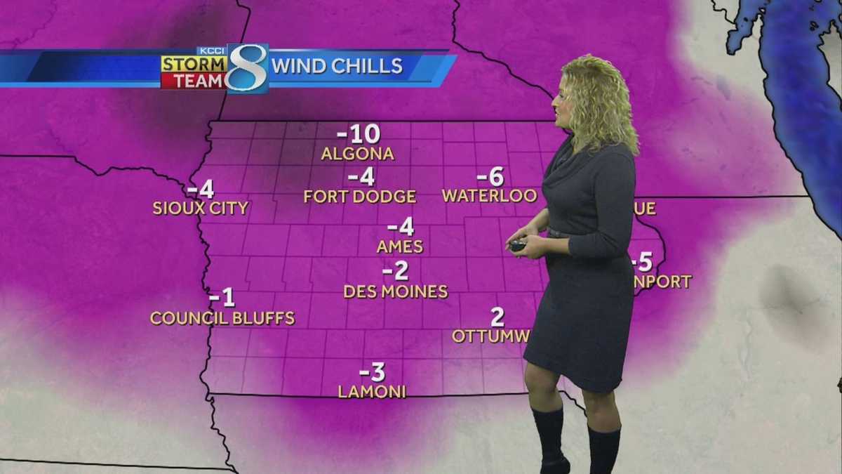 KCCI 8 noon video forecast