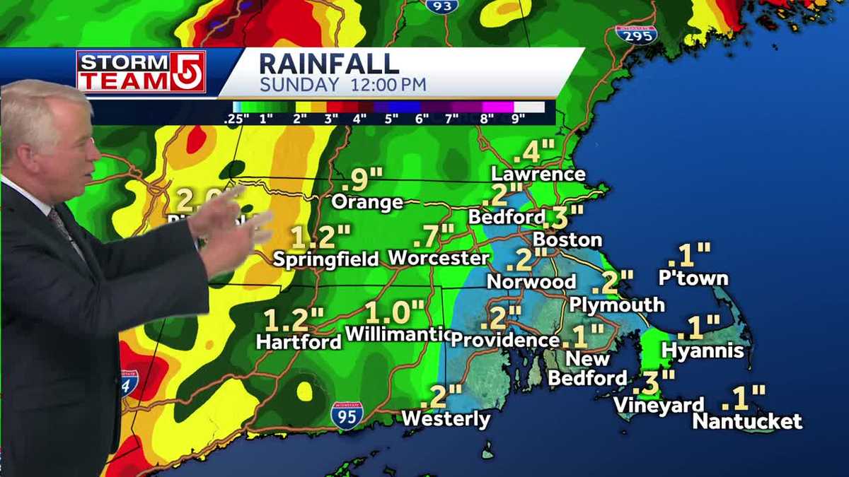 Video: Rain Saturday, wind Sunday linked to remnants of 'Philippe'