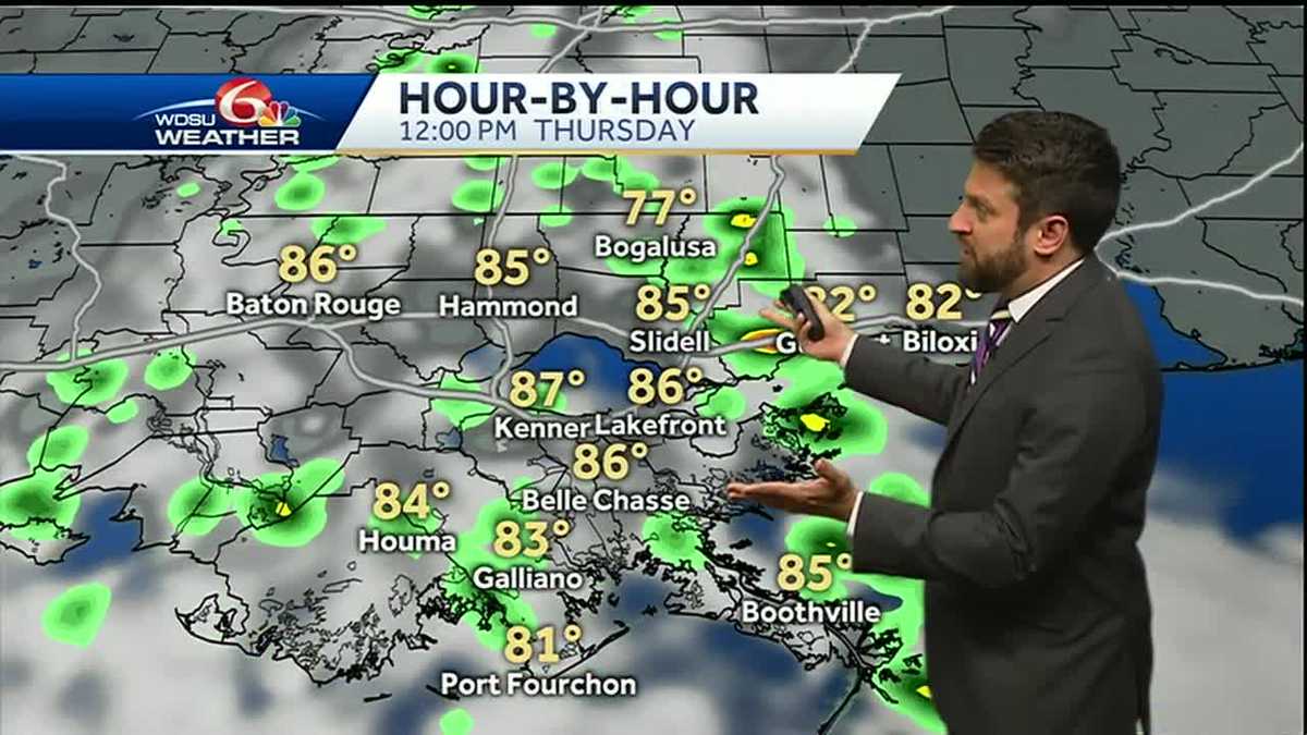 Rain chances, humidity increases through Friday