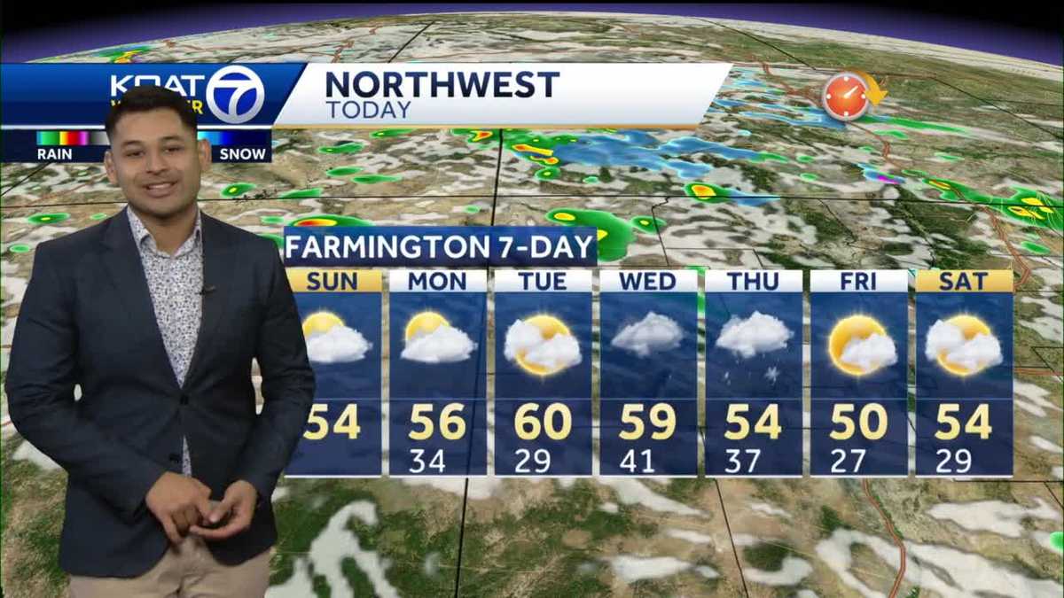 Cool, breezy with moisture returning