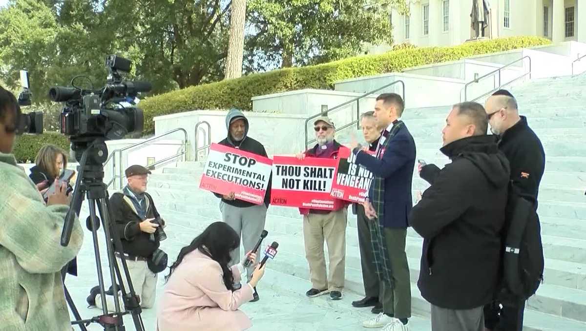 Protests mount as execution of Kenneth Smith draws near