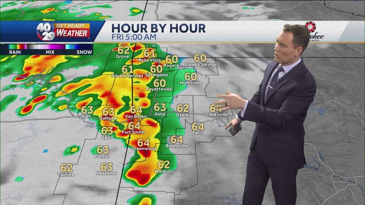 Warming up now, before next chance of rain