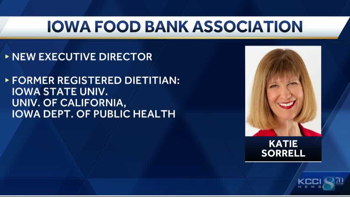 Iowa Food Bank Association names Katie Sorrell new executive director