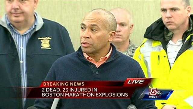 Patrick: Boston victim of 'horrific attack'